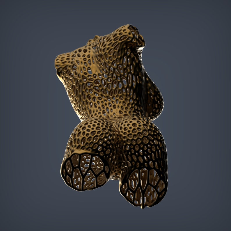 Vase Female Torso in Voronoi Style Digital STL File for 3D Printing - Etsy