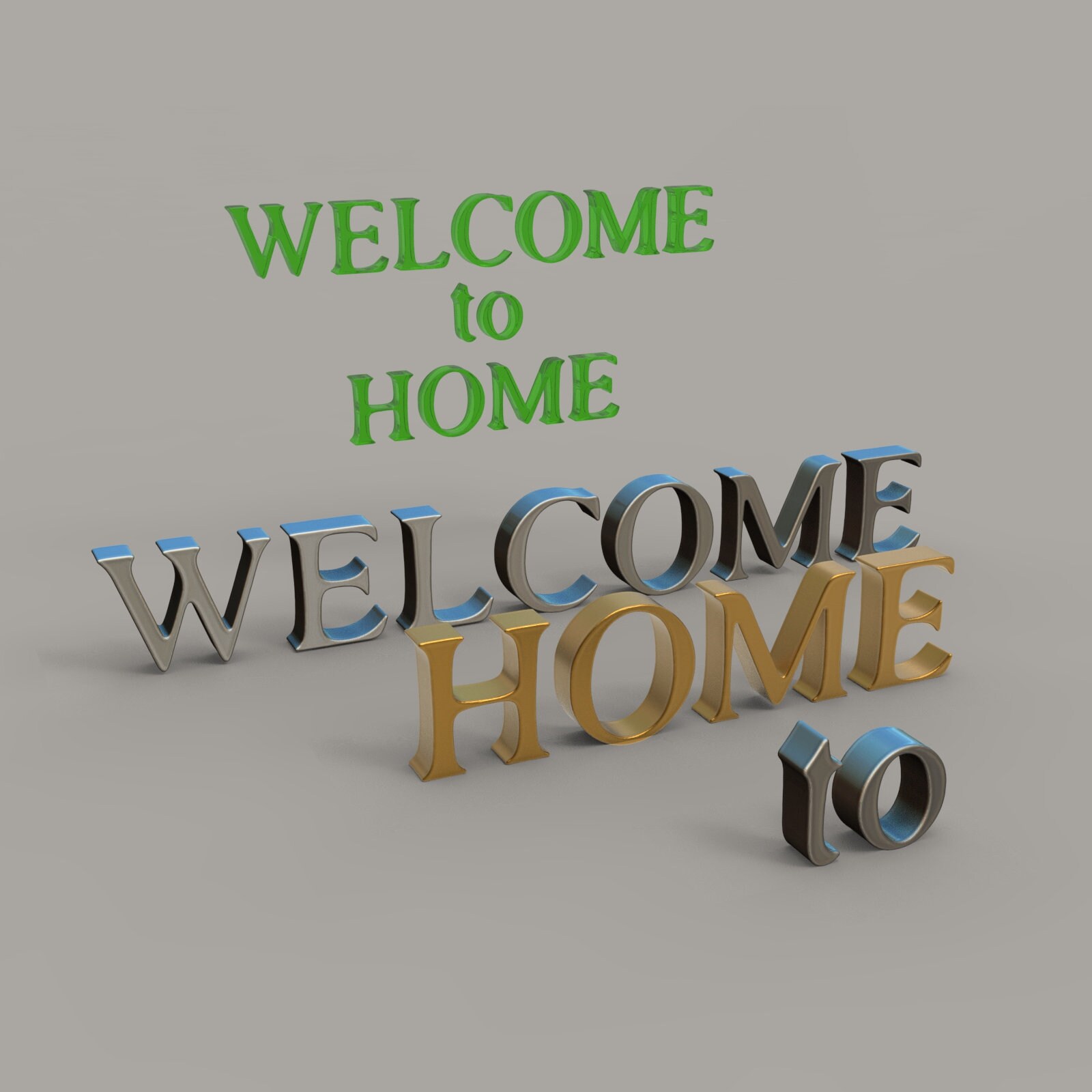 Welcome Sign STL Digital File for 3D Printing or CNC - Etsy