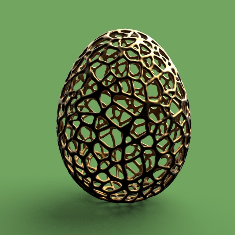Voronoi Style Dragon Egg STL File for 3D Printing - Etsy