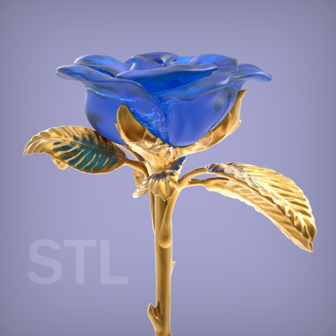 Rose Stl Digital File for 3D Printing - Etsy