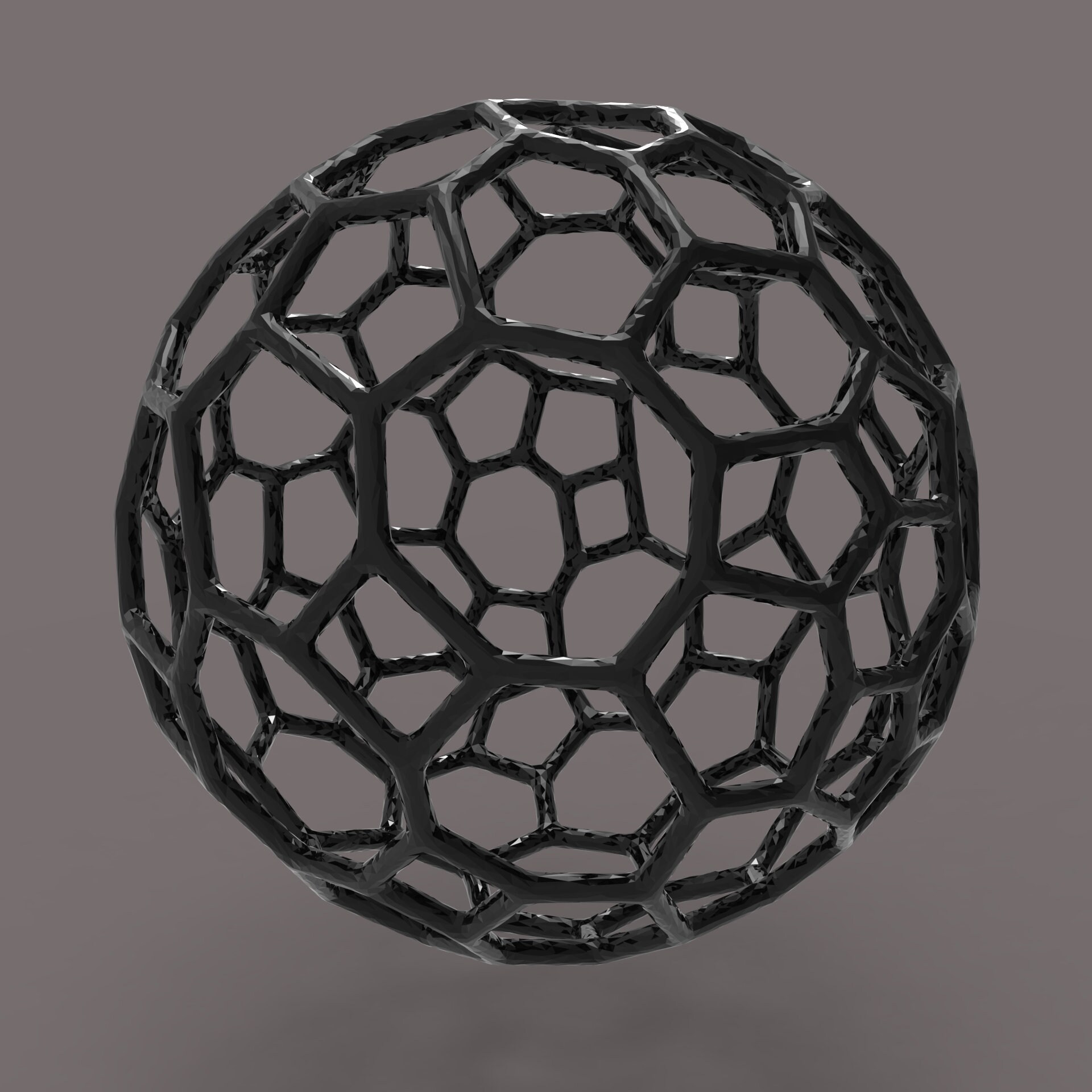 2 Sphere Voronoi Style Stl Digital File for 3D Printing - Etsy