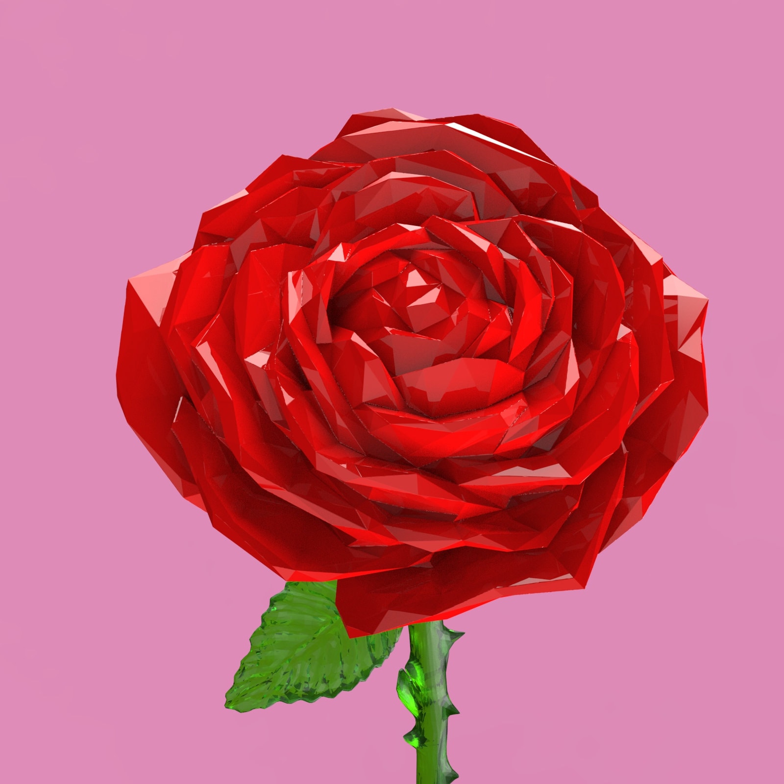 Open Rose Stl Digital File for 3D Printing - Etsy