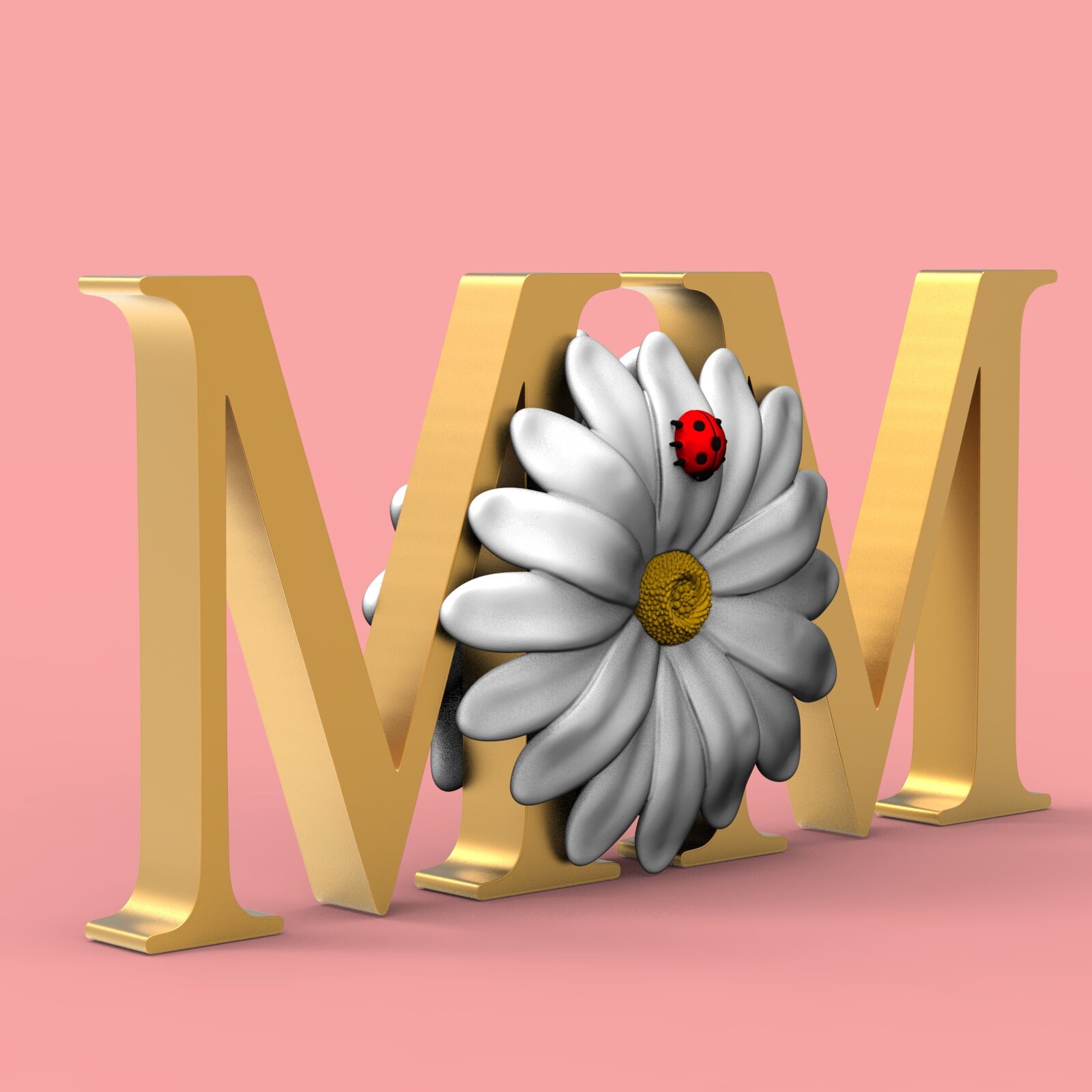 Sculpture MOM Logo STL Digital File for 3D Printing - Etsy