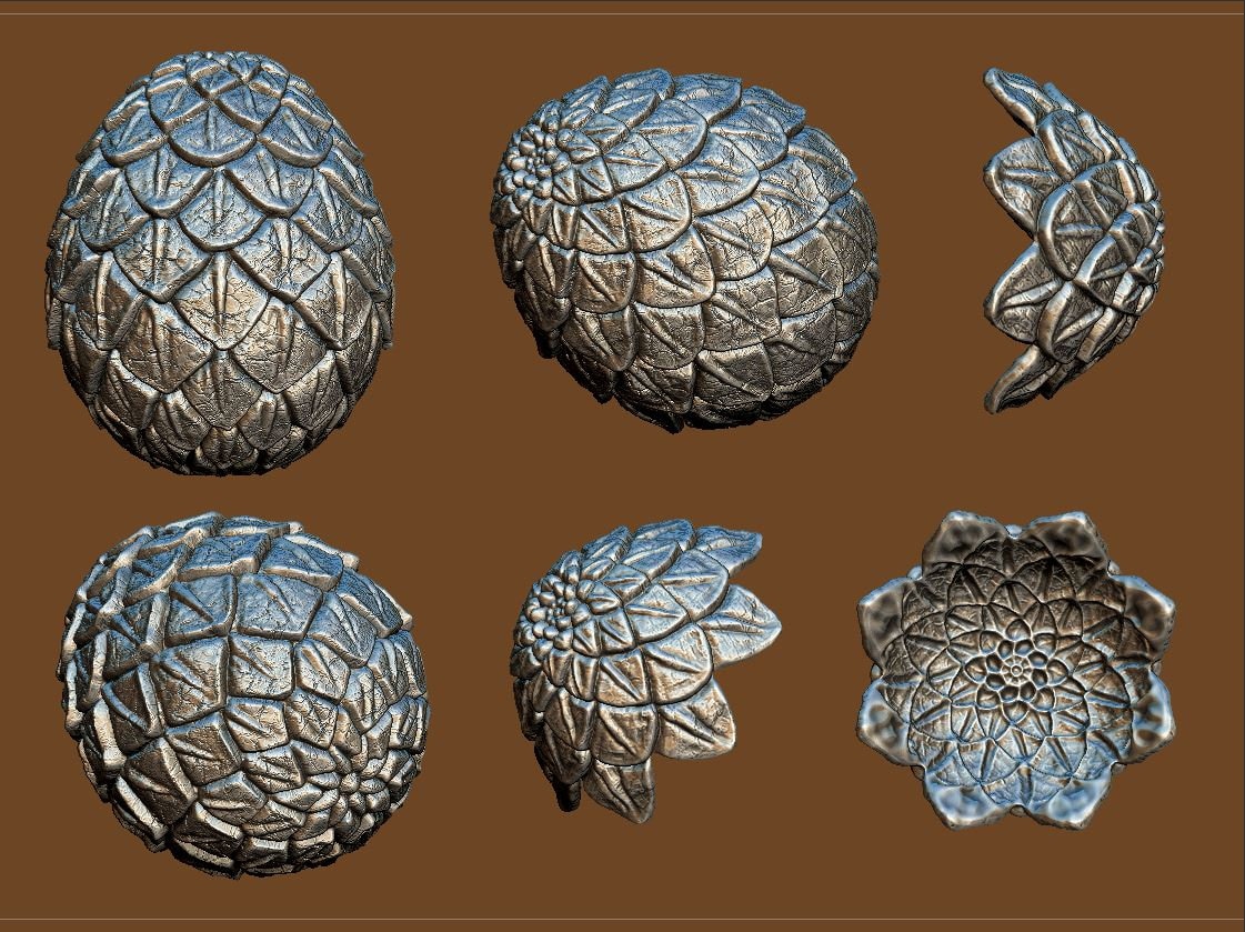 Dragon Egg STL File for 3D Printing - Etsy