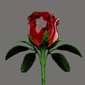 Rose Stl Digital File for 3D Printing - Etsy