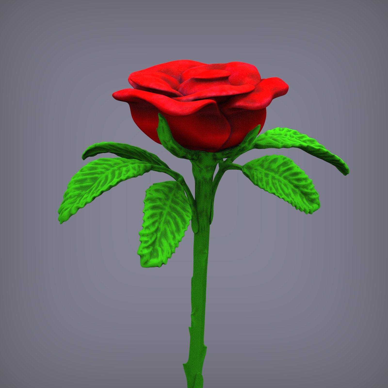 Rose Stl Digital File for 3D Printing - Etsy