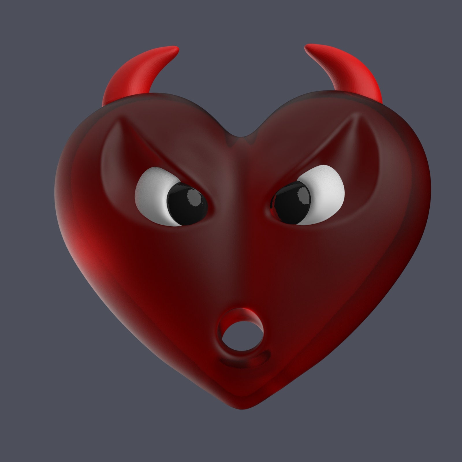 Devil's Heart STL Digital File for 3D Printing - Etsy