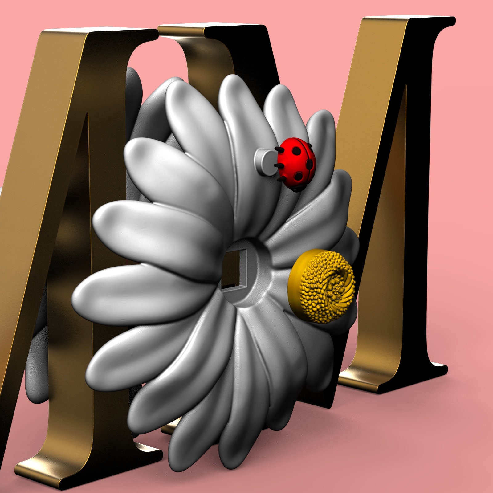 Sculpture MOM Logo STL Digital File for 3D Printing - Etsy