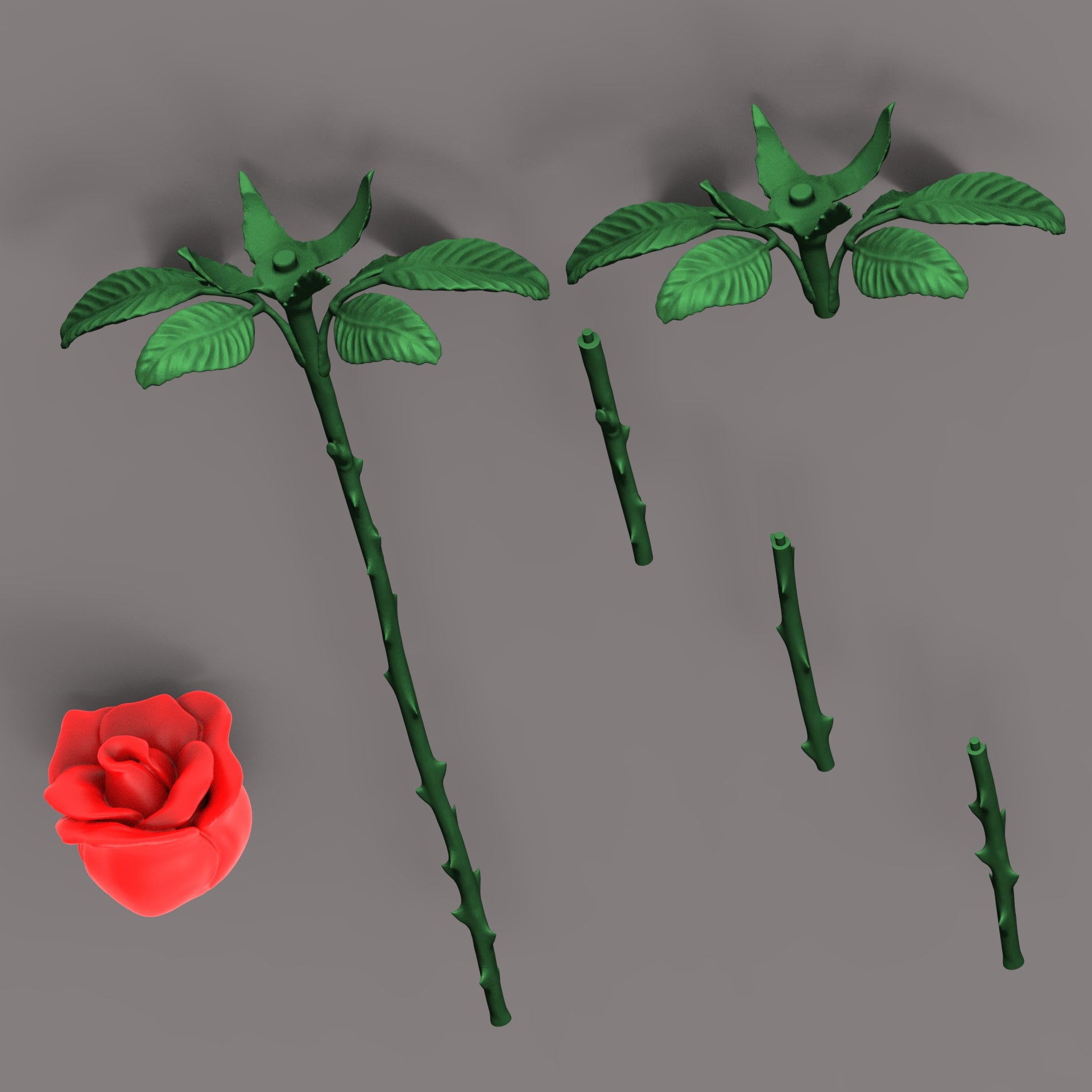Rose Stl Digital File for 3D Printing - Etsy Canada