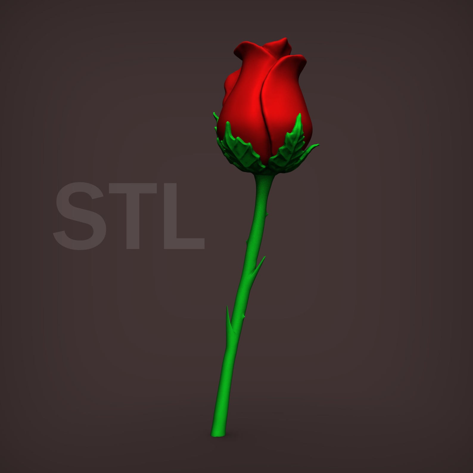 Rose Stl Digital File for 3D Printing - Etsy