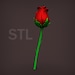 Rose Stl Digital File for 3D Printing - Etsy