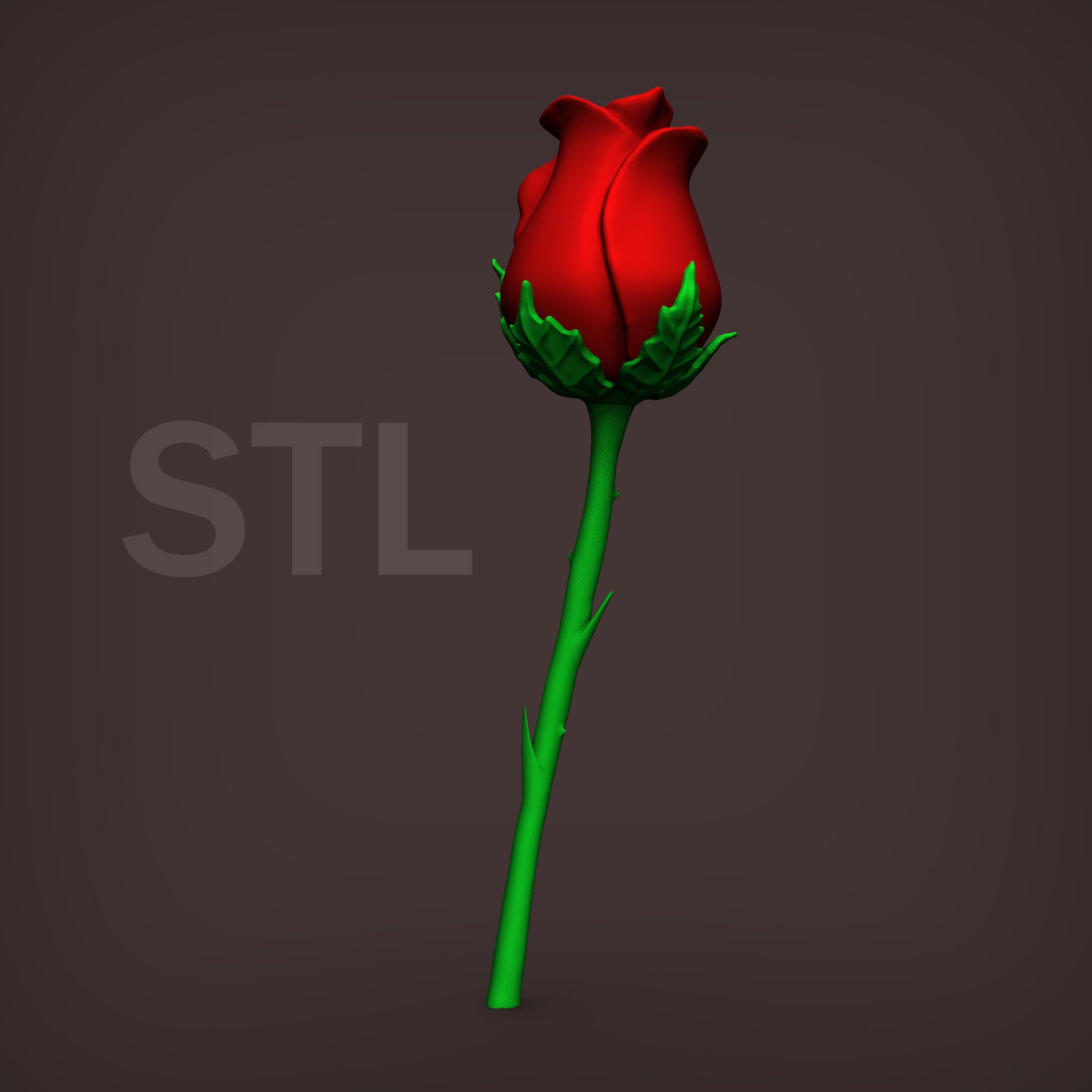 Rose Stl Digital File for 3D Printing - Etsy