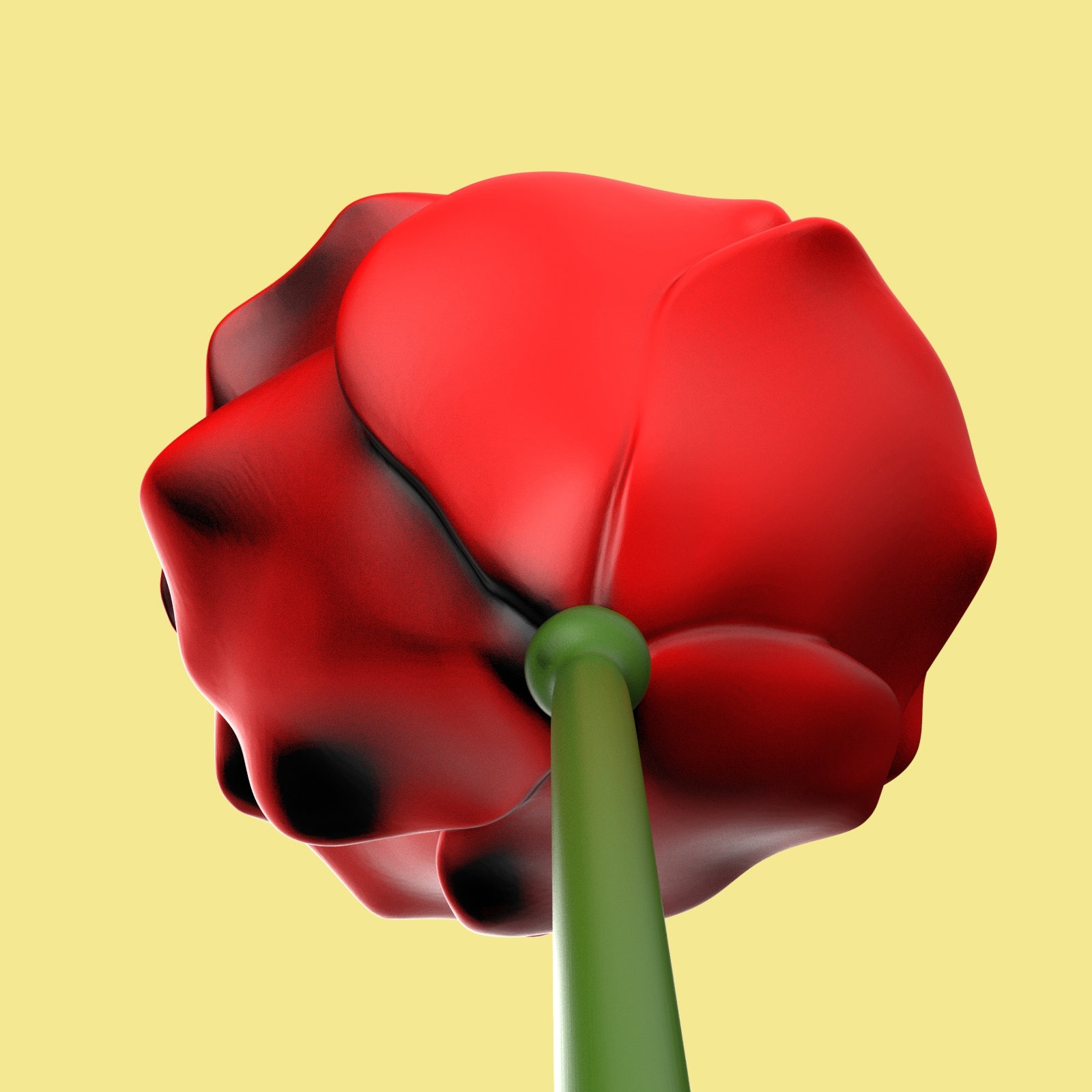Poppy Flower Stl Digital File for 3D Printing - Etsy