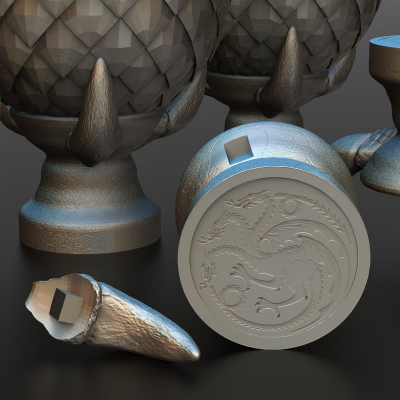Dragon Egg on a Stand STL File for 3D Printing - Etsy