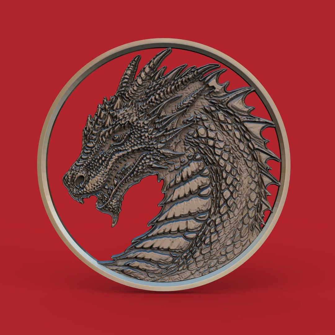 Talisman Dragon Stl Digital File for 3D Printing - Etsy