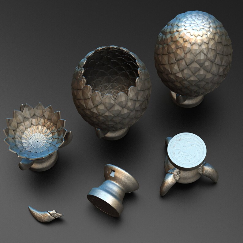 Dragon Egg on a Stand STL File for 3D Printing - Etsy