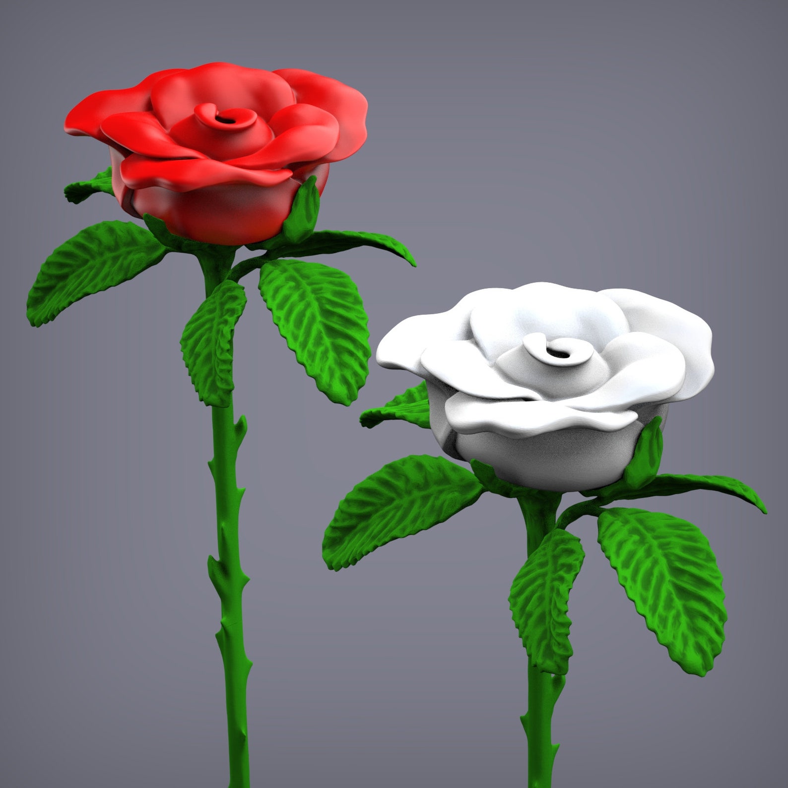 Rose Stl Digital File for 3D Printing - Etsy