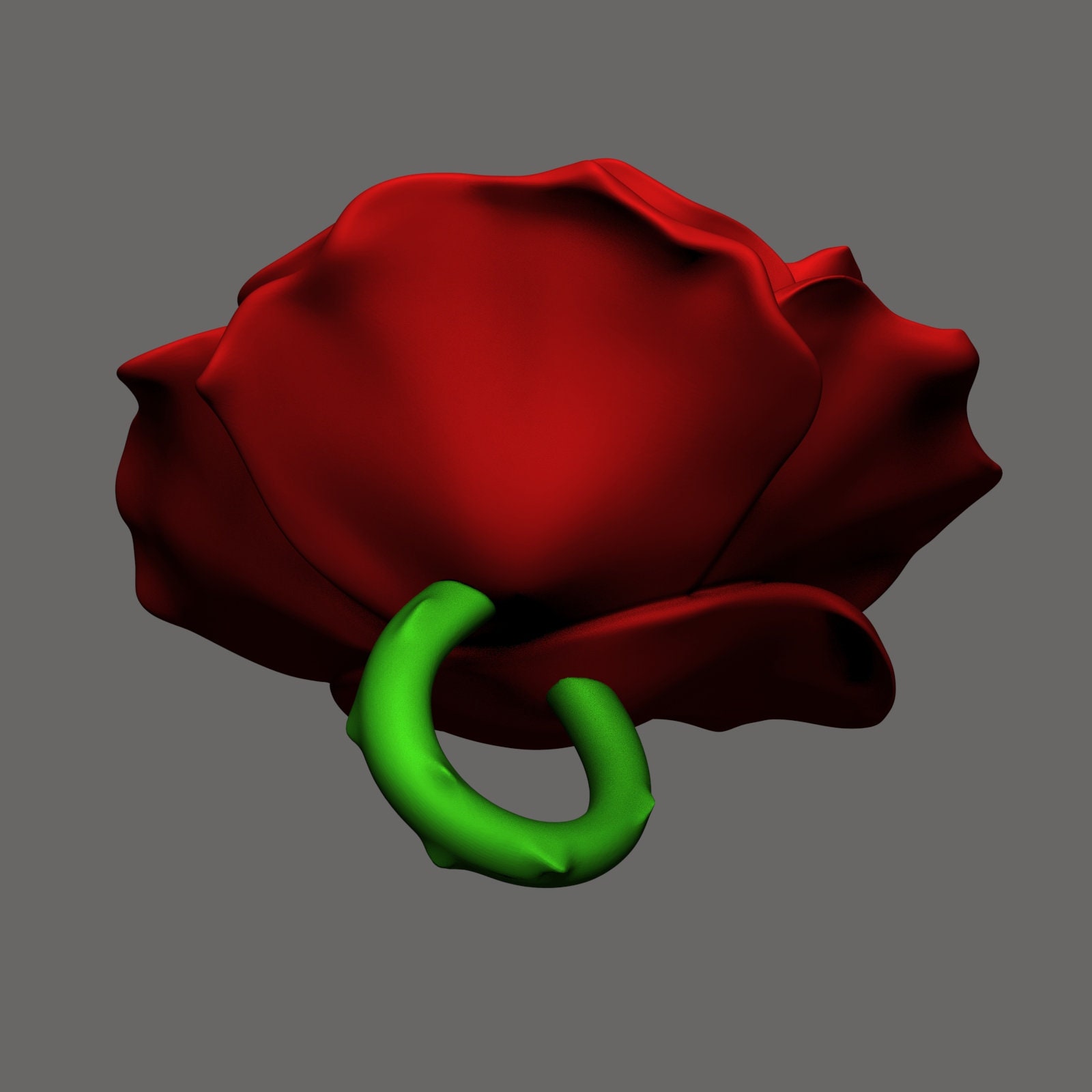 Large Rose Ring STL Digital File for Printing - Etsy