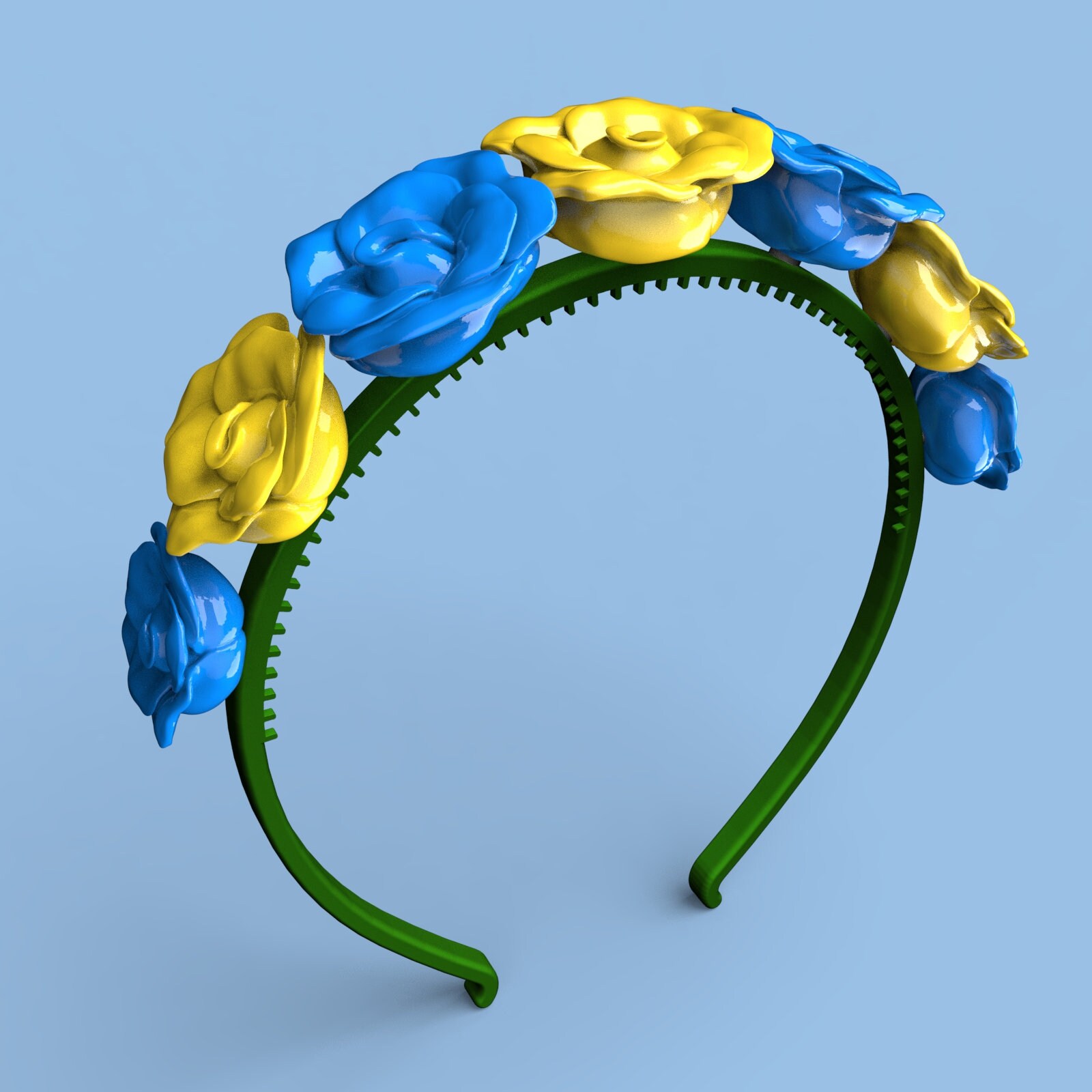 Rose Headband STL Digital File for 3D Printing - Etsy