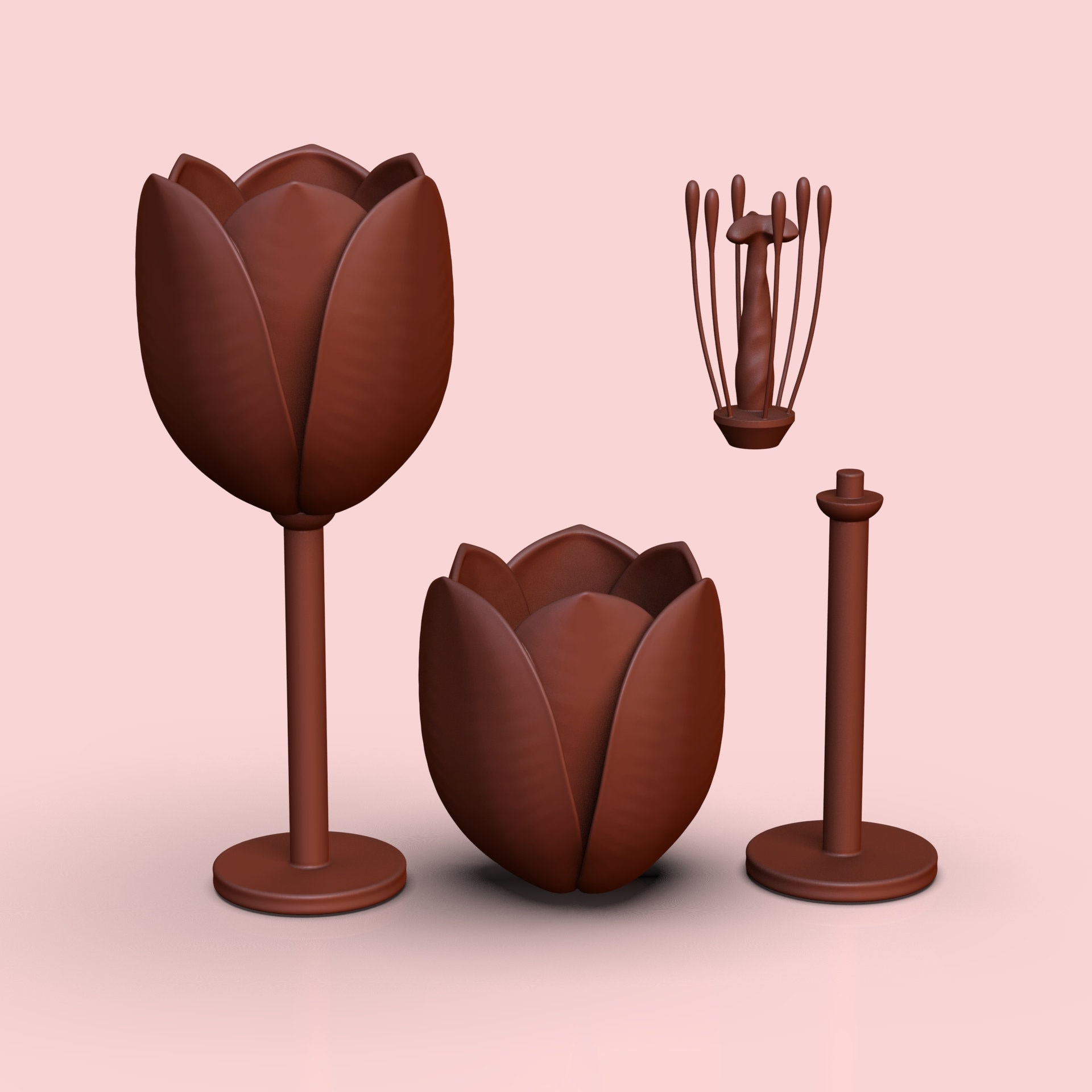 3D Printing Tulip Stl Digital File - Etsy