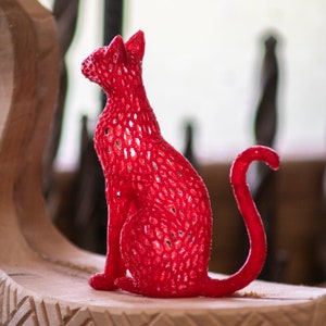 Cat in Voronoi Style STL Digital File for 3D Printing - Etsy