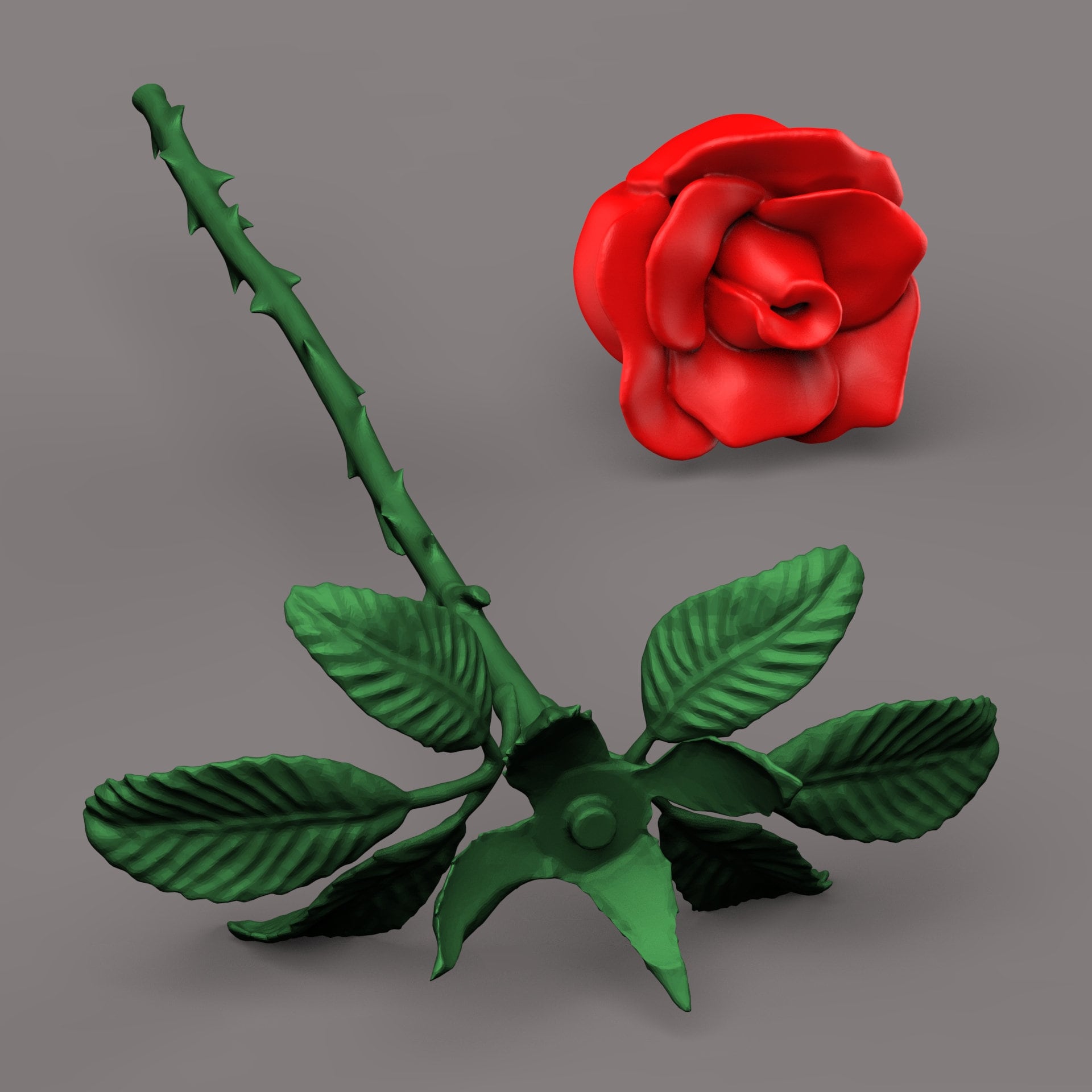 Rose Stl Digital File for 3D Printing - Etsy Canada