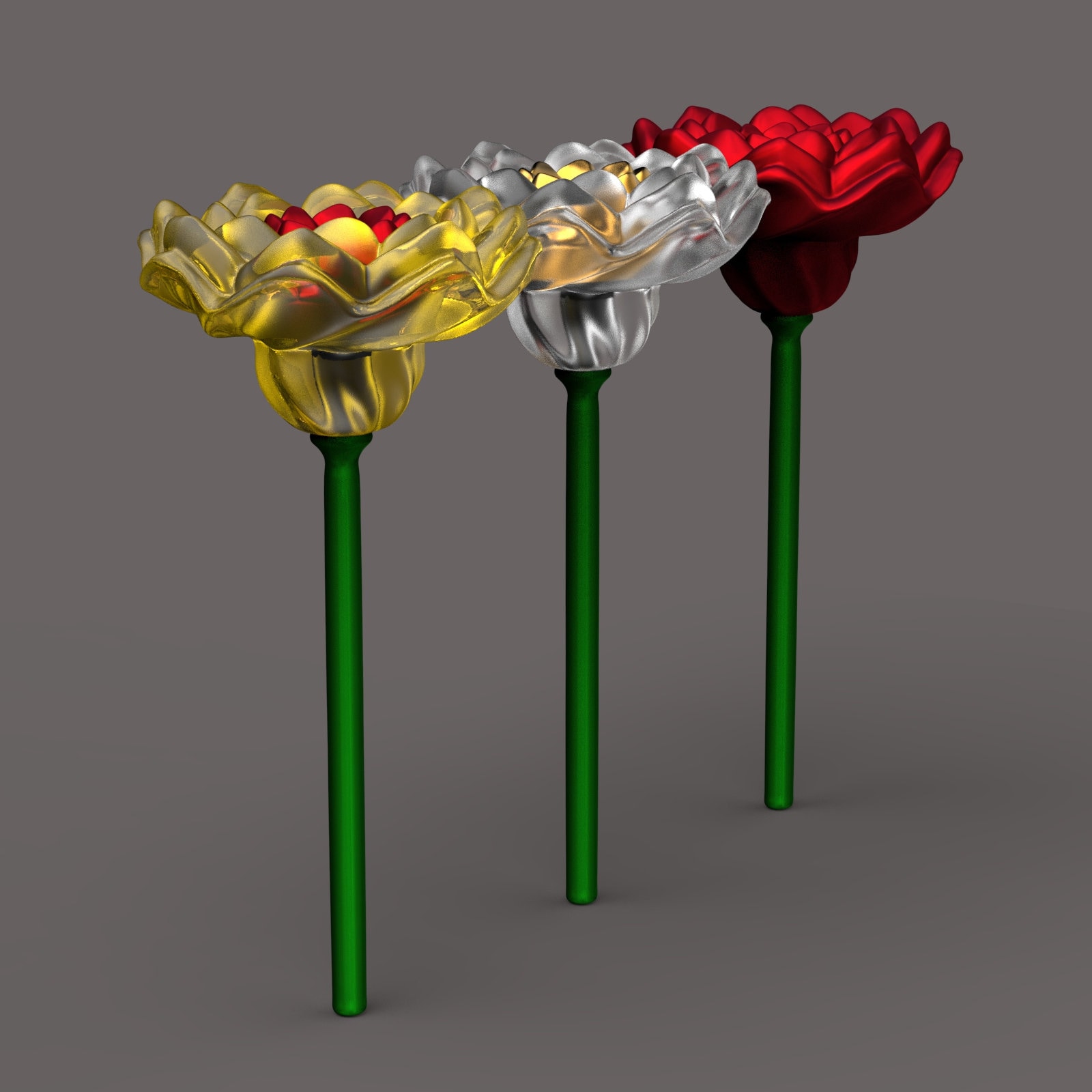 Lotus Flower in Low Poly Style STL Digital File for 3D Printing - Etsy