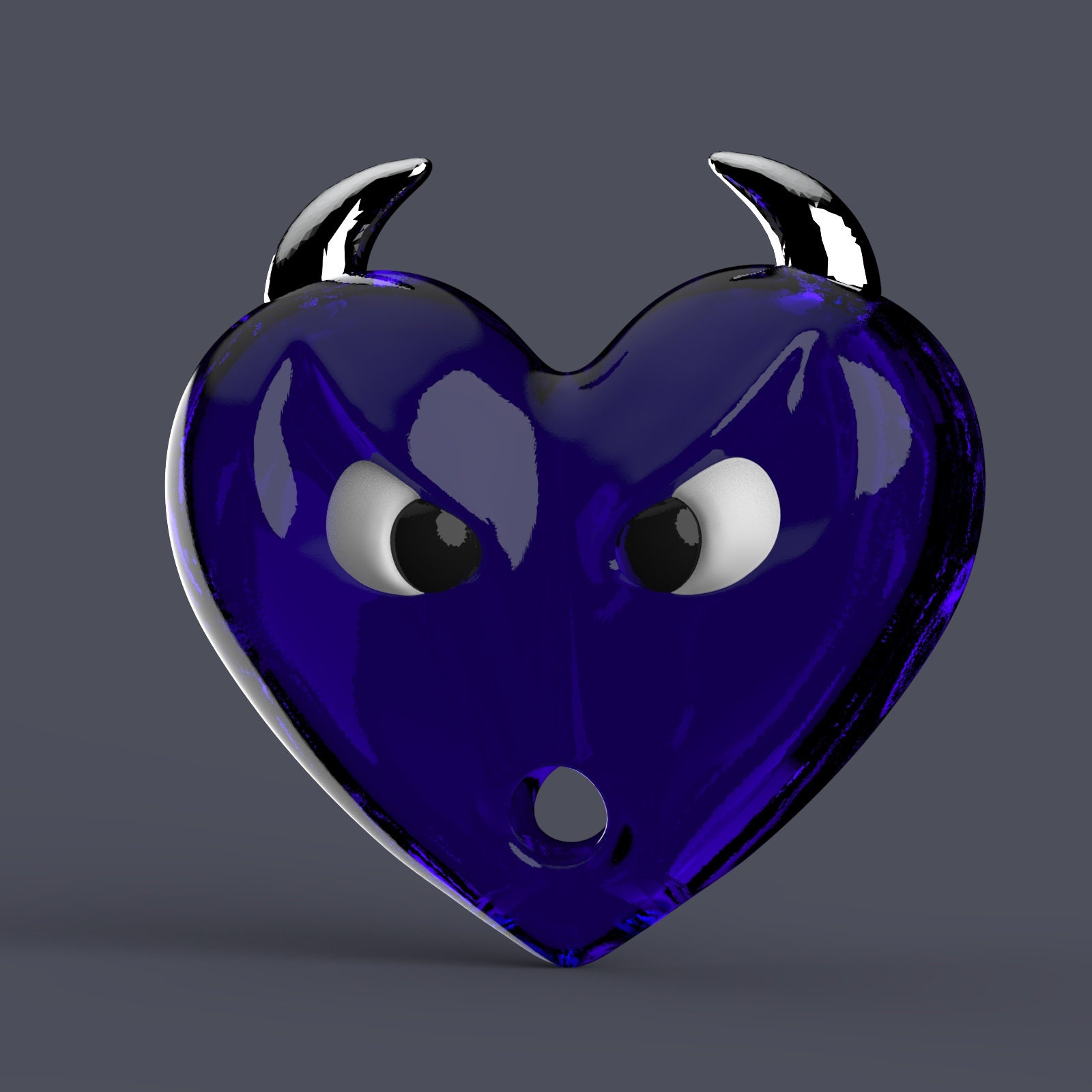 Devil's Heart STL Digital File for 3D Printing - Etsy