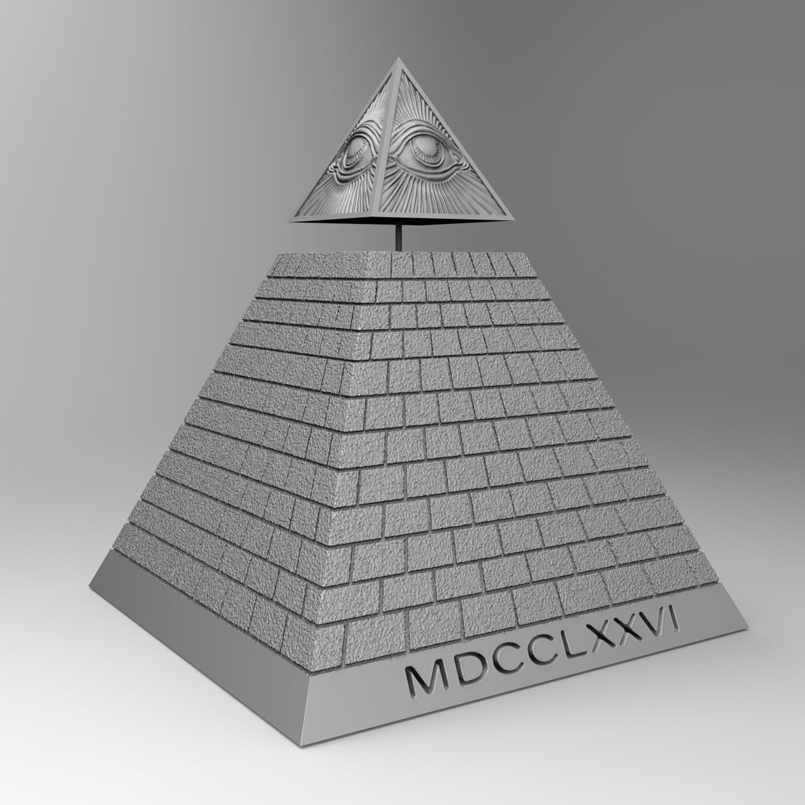 All-seeing Eye STL Digital File for 3D Printing - Etsy