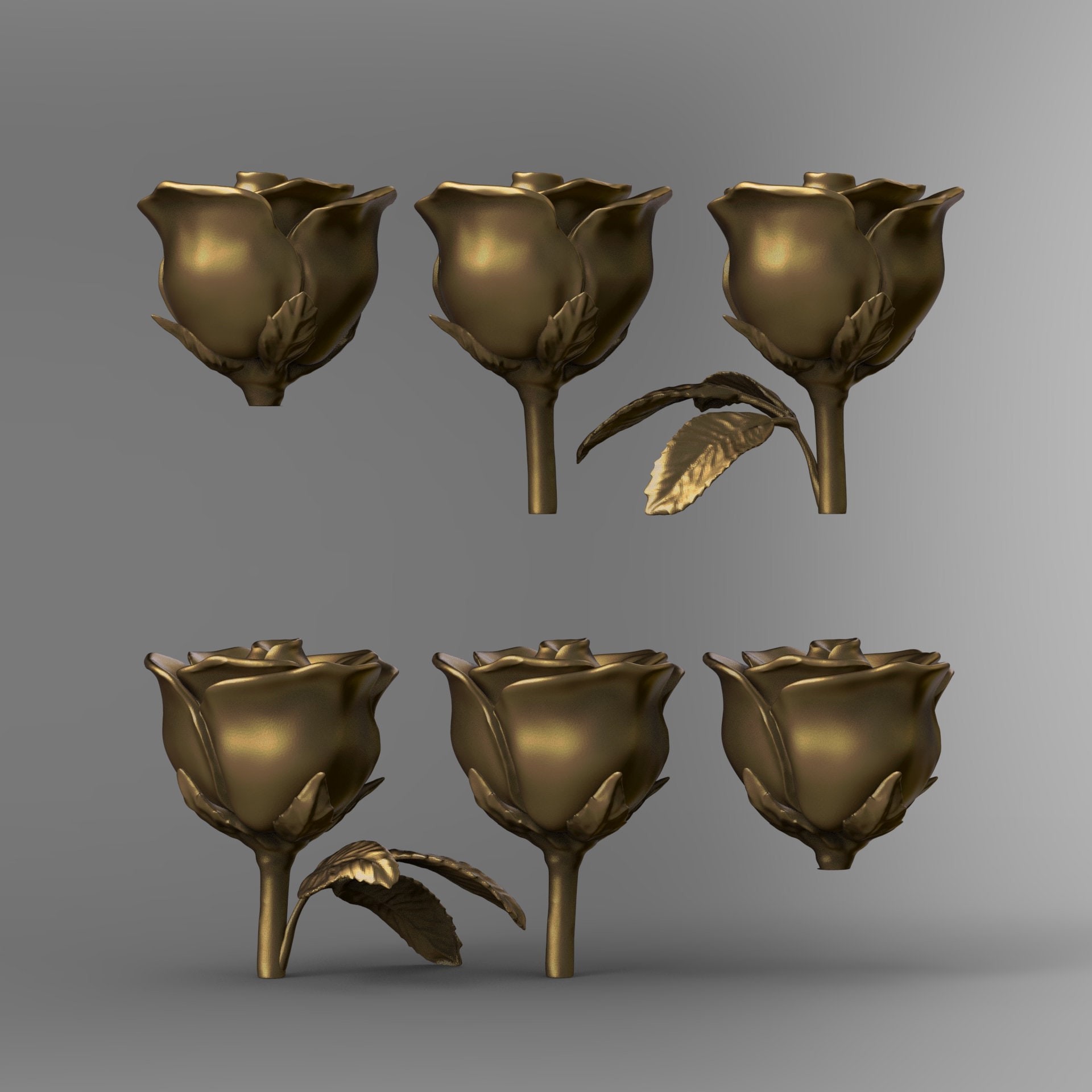 Rose 3D Print File, 3d Printing Model, DIY Valentine's Day Gift, Room ...