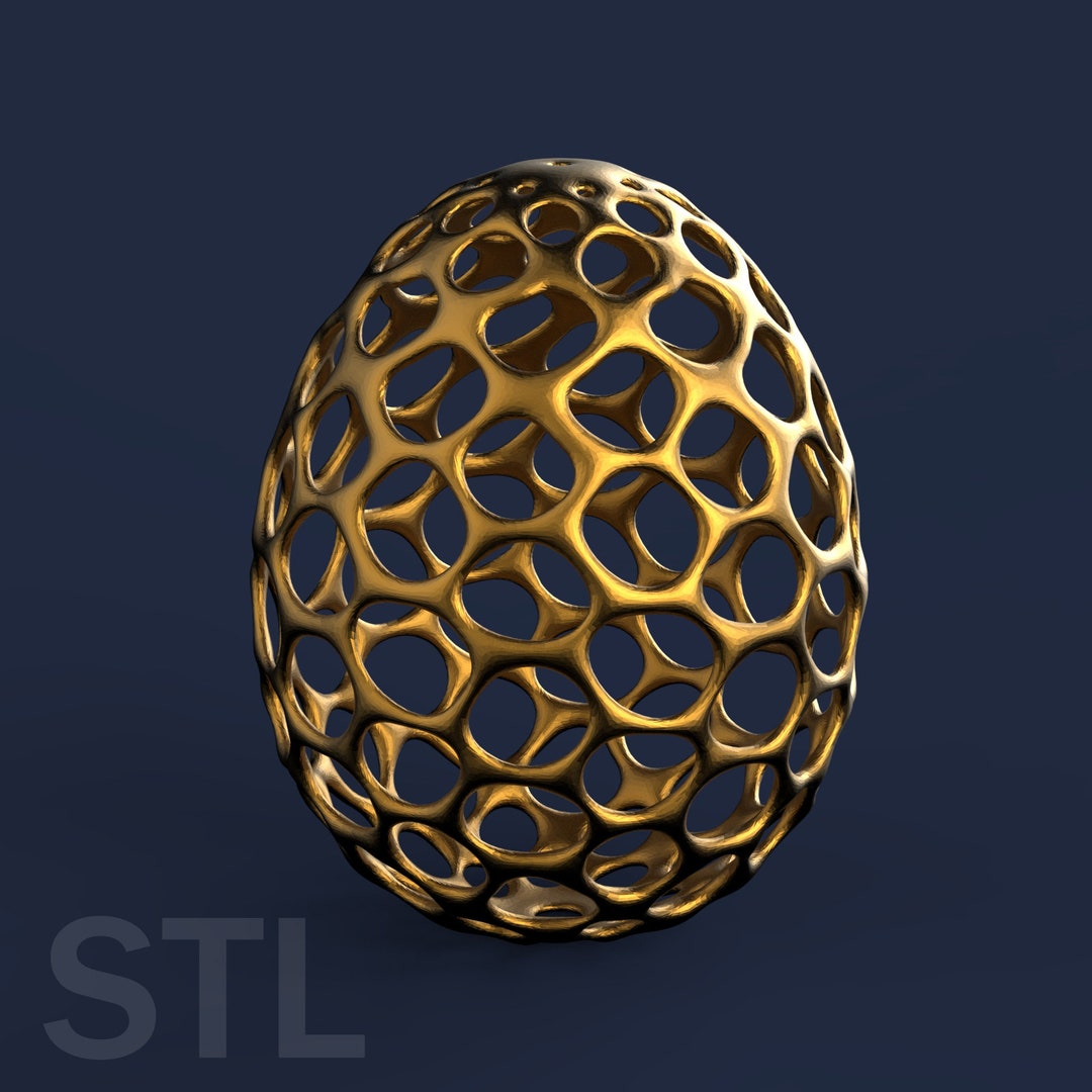 Voronoi Style Dragon Egg STL File for 3D Printing - Etsy