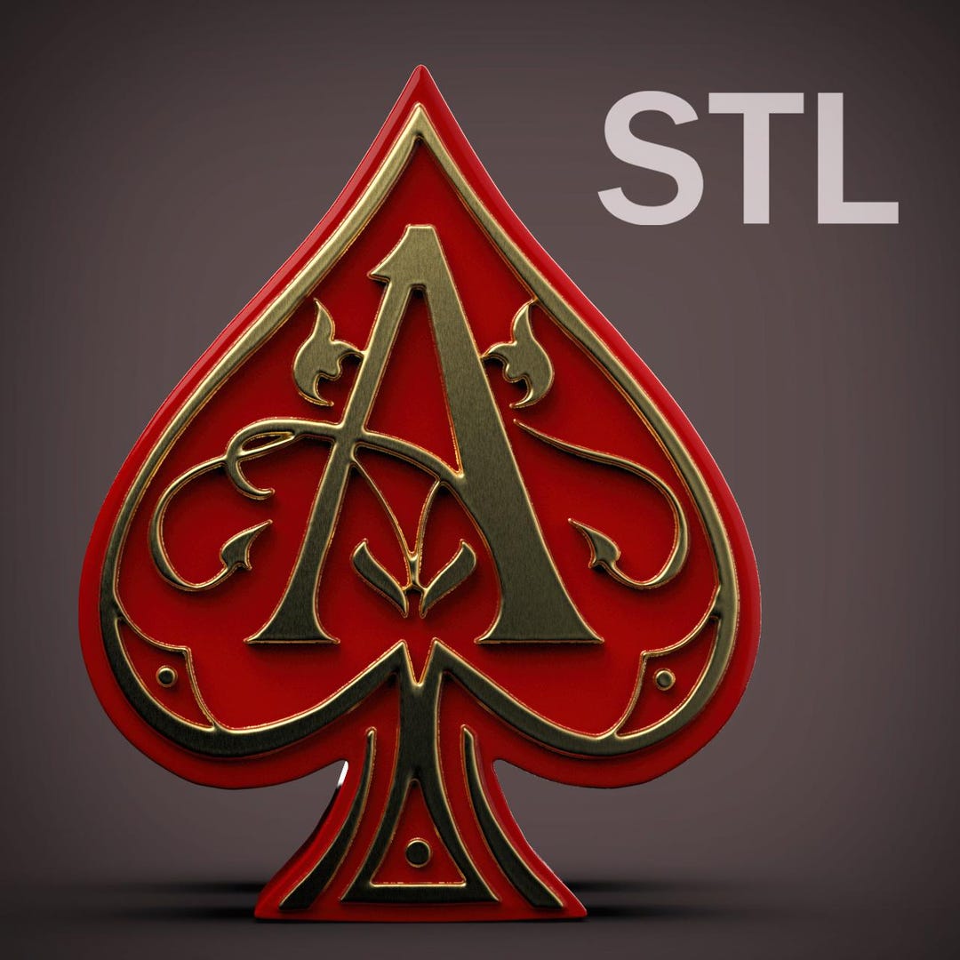 Ace of Spades Box Digital File for 3D Printing - Etsy