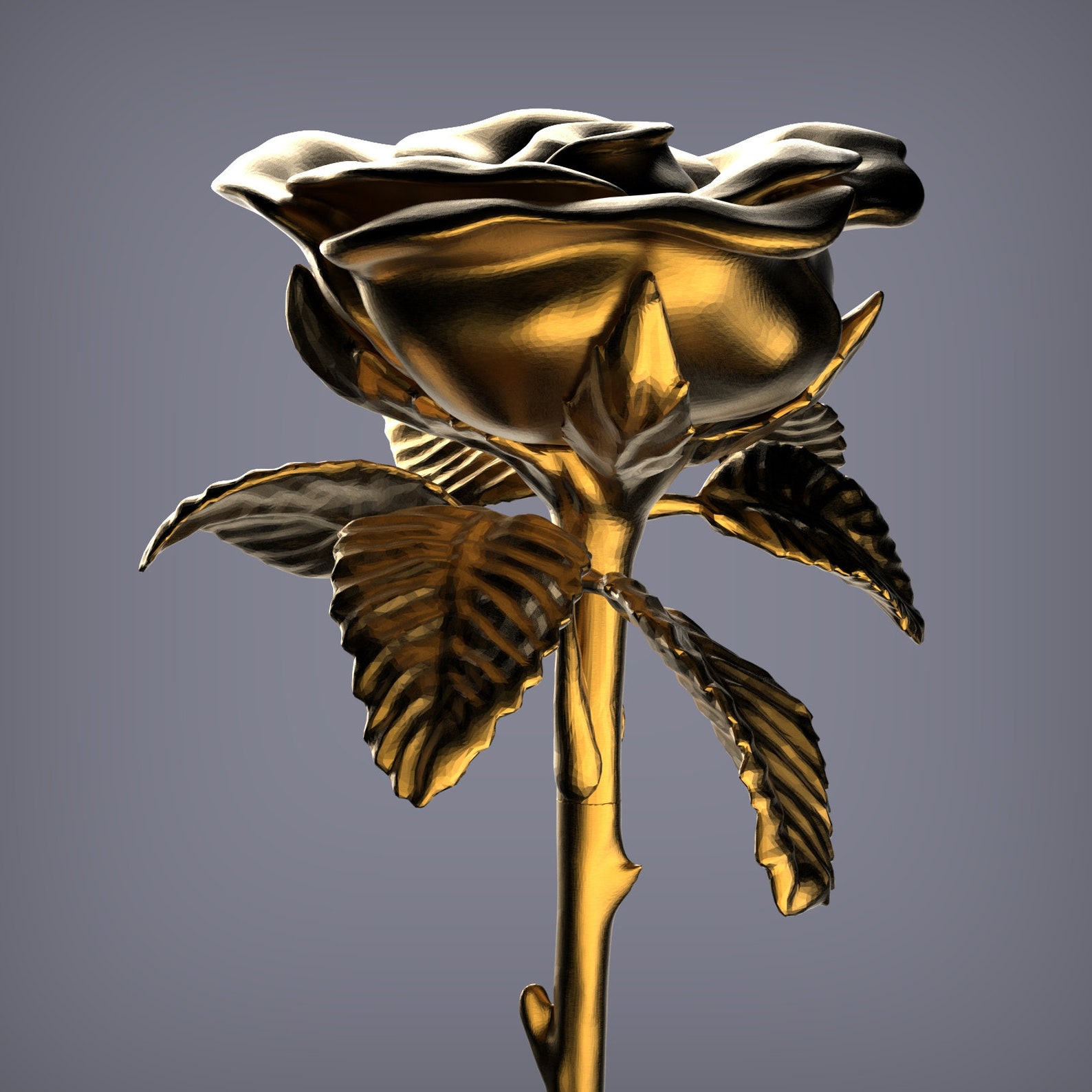 Rose Stl Digital File for 3D Printing - Etsy