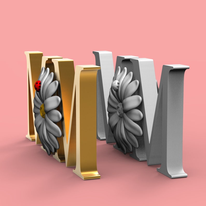 Sculpture MOM Logo STL Digital File for 3D Printing - Etsy