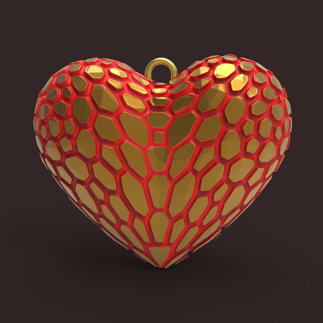 Dragon Heart Pendant STL Digital File for 3D Printing - Etsy