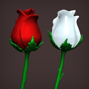 Rose Stl Digital File for 3D Printing - Etsy