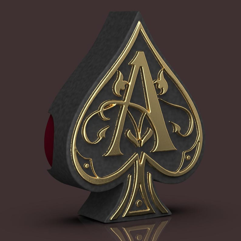 Ace of Spades Box Digital File for 3D Printing - Etsy