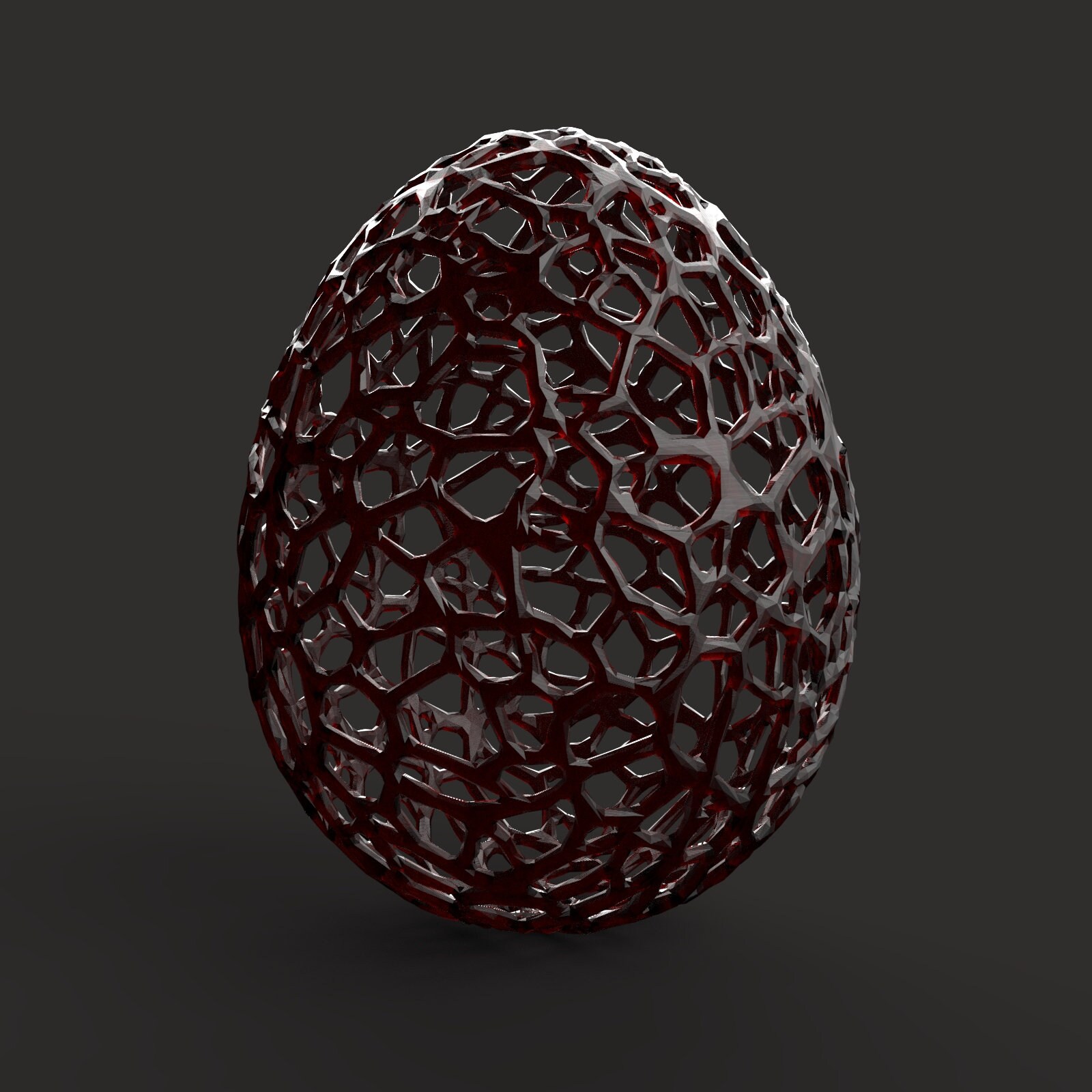 Voronoi Style Dragon Egg STL File for 3D Printing - Etsy