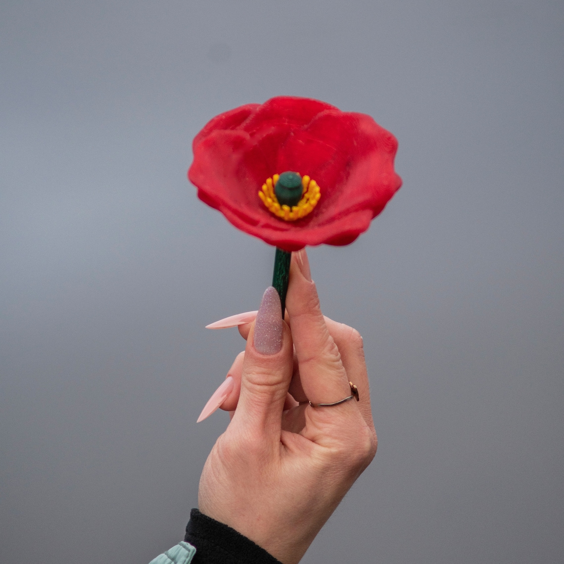 Poppy Flower Stl Digital File for 3D Printing - Etsy
