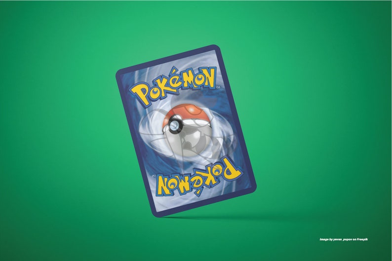 Custom Pokémon Trainer Card - Etsy