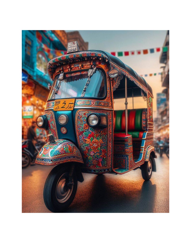 Pakistani Riskshaw Art - Etsy