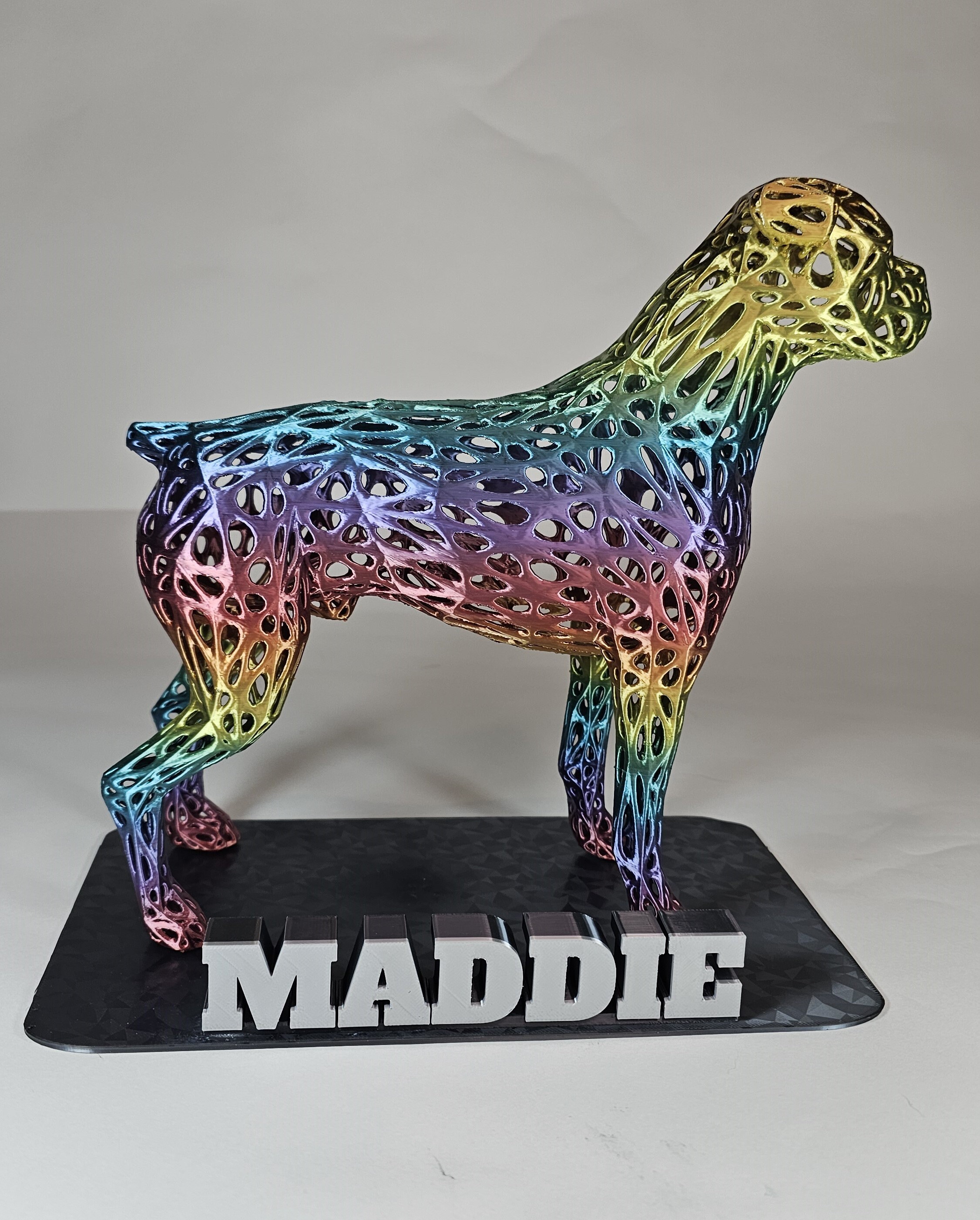 Personalized Name Plate Stand for the Boxer Dogs - Etsy