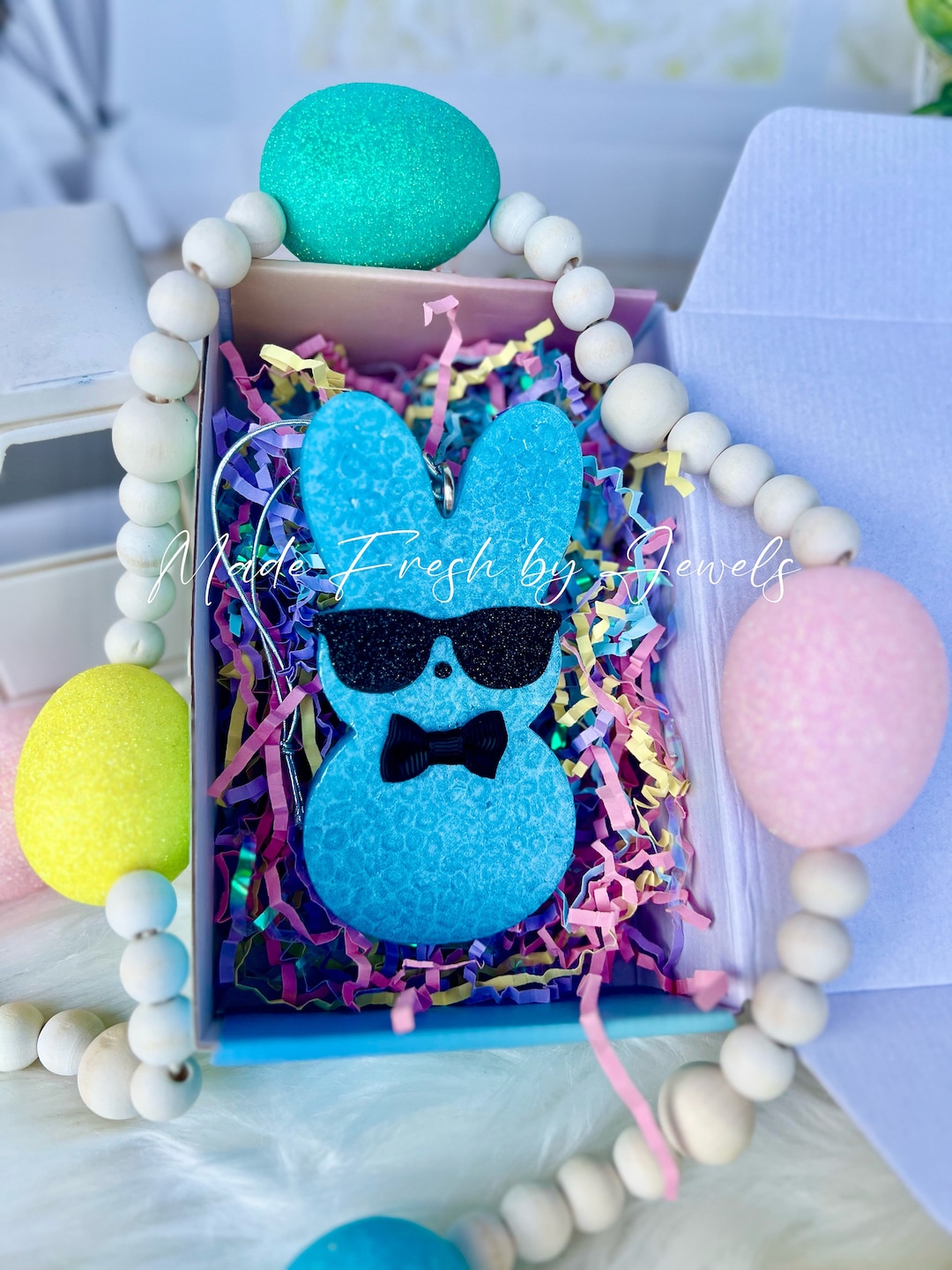 Blue Bunny Freshie, Easter Freshie, Handmade Freshie, Car Fresheners ...