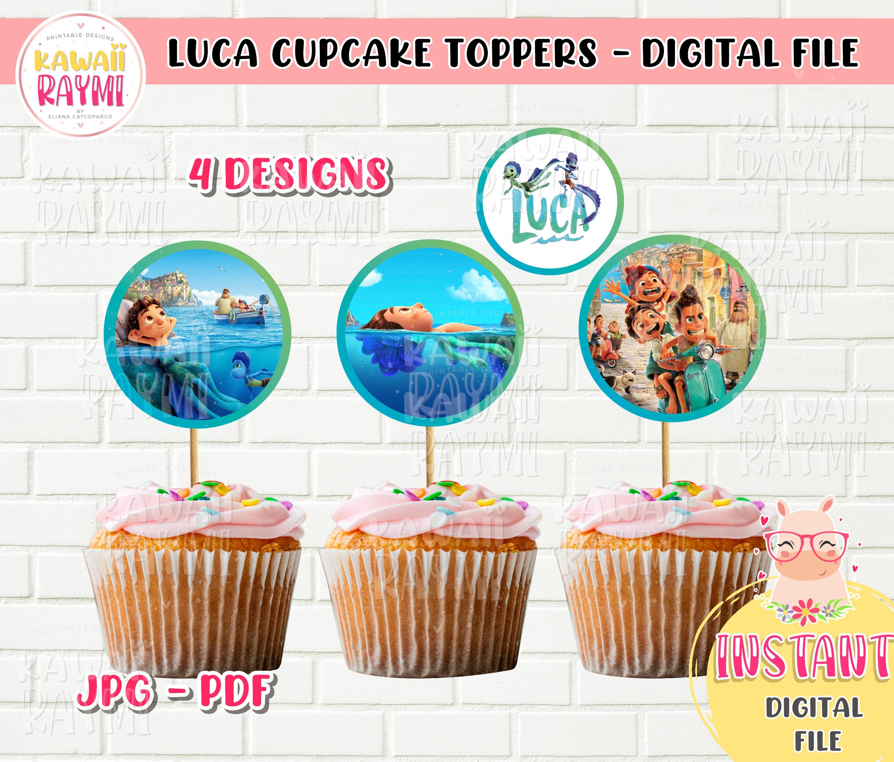 Luca Cupcake Topper Printable - Digital File - Etsy