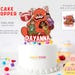 Turning Red Custom Cake Topper Printables - Etsy