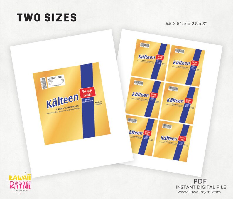 Kalteen Bar Wrapper Mean Girls Theme Party, Mean Girls Printable ...