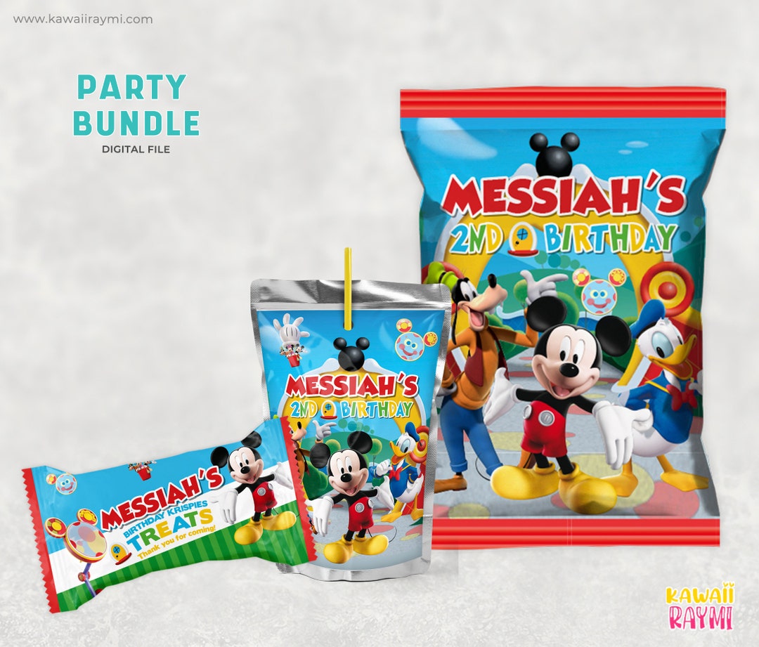 Mouse Clubhouse Party Favors Printable - Etsy