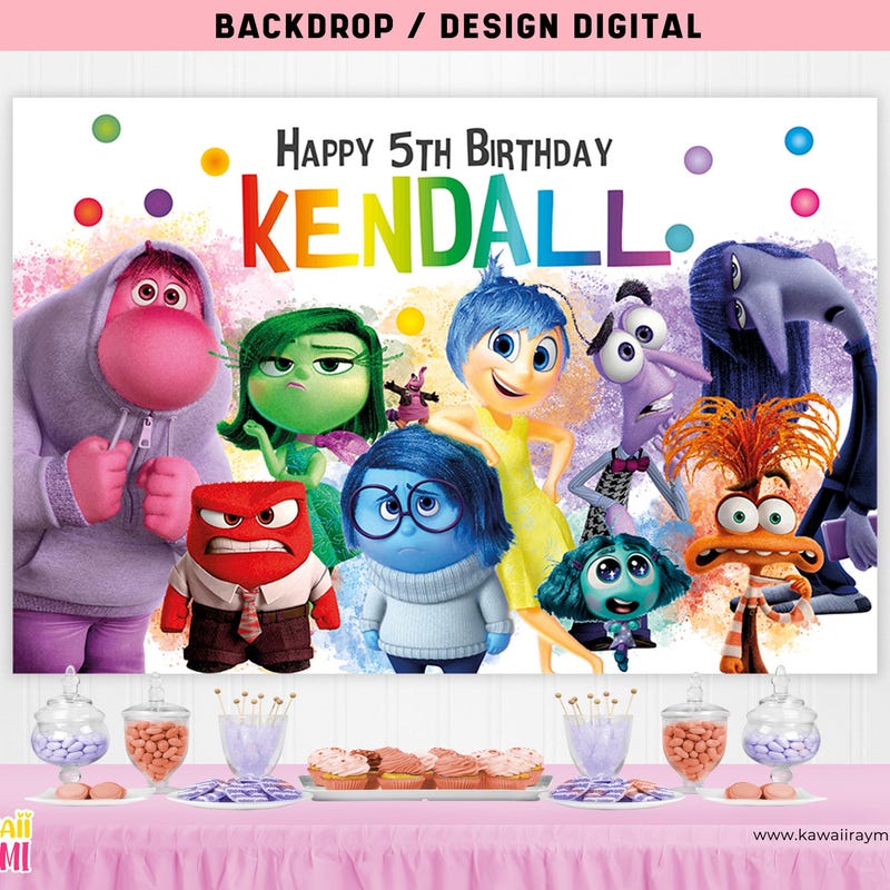 Inside Out Backdrop - Etsy