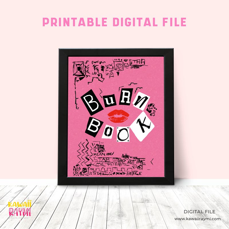 Burn Book - Etsy