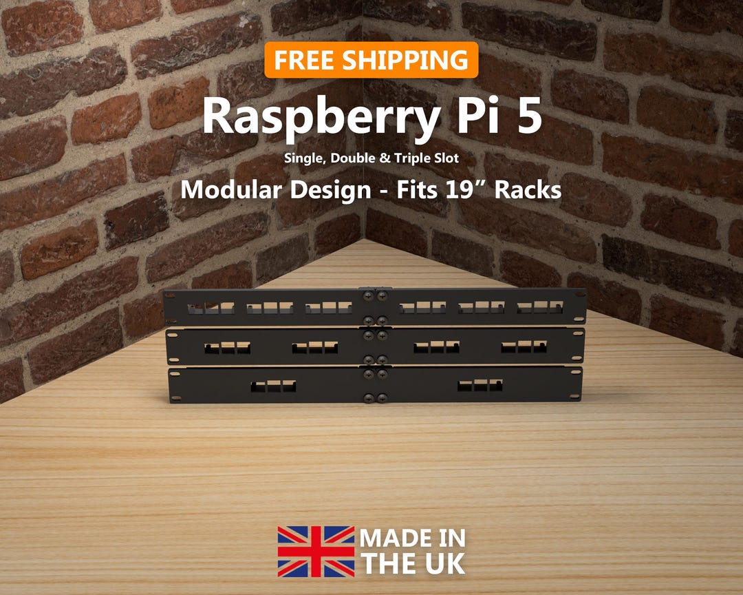 Raspberry Pi 5 - Modular Rack Mount - Etsy